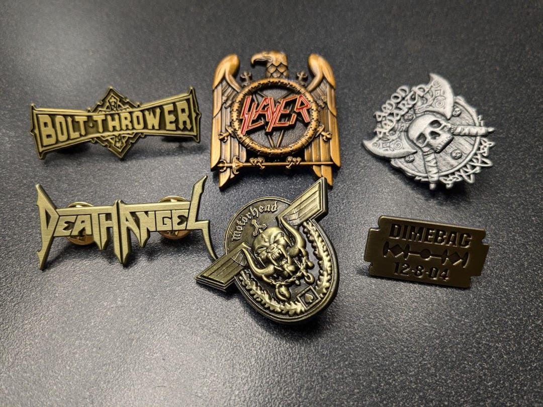 Premium Metal Band Pins! - Etsy