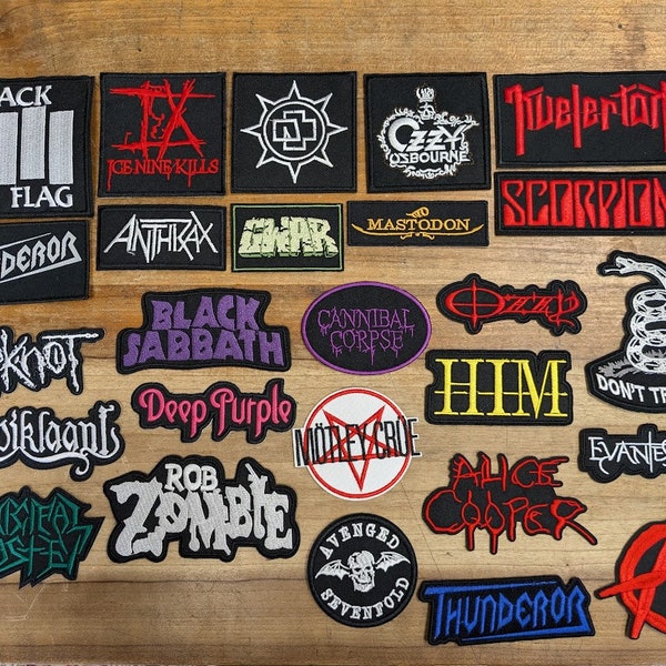 Band Patches - Etsy