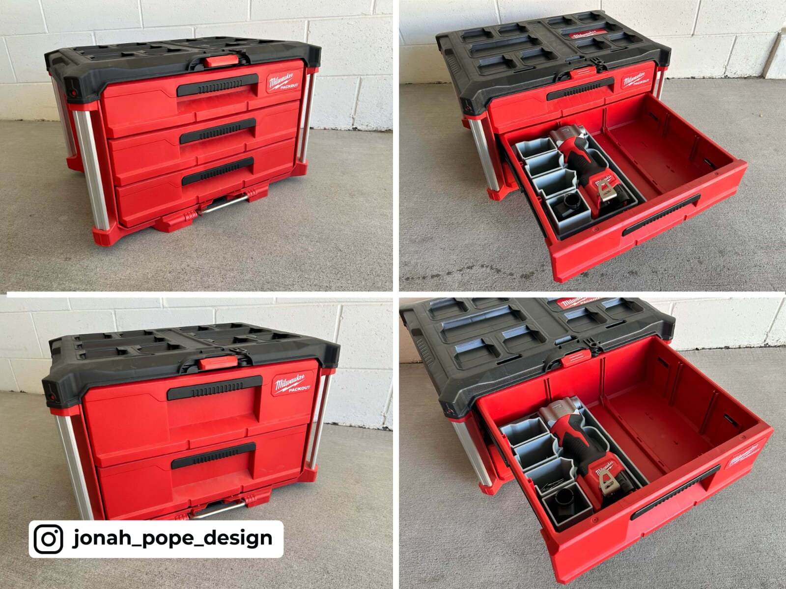 Milwaukee M12 Rivet Gun Drawer Tray -JD13- — TheRhinoWheel