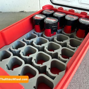 Milwaukee M12 Battery Rack, Tray / Insert - Therhinowheel - Jonah Pope ...