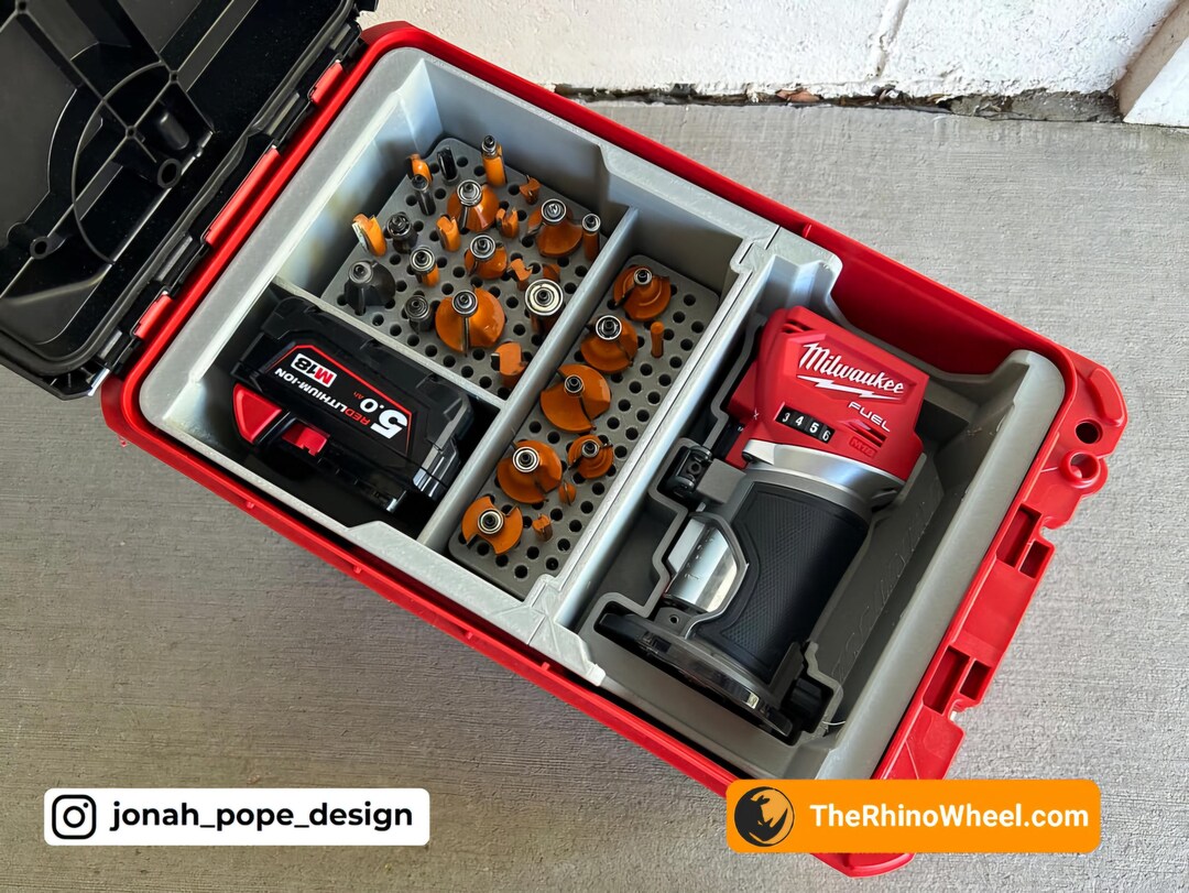 Milwaukee M18 Router, Tray / Insert - Therhinowheel - Jonah Pope -JC22 ...