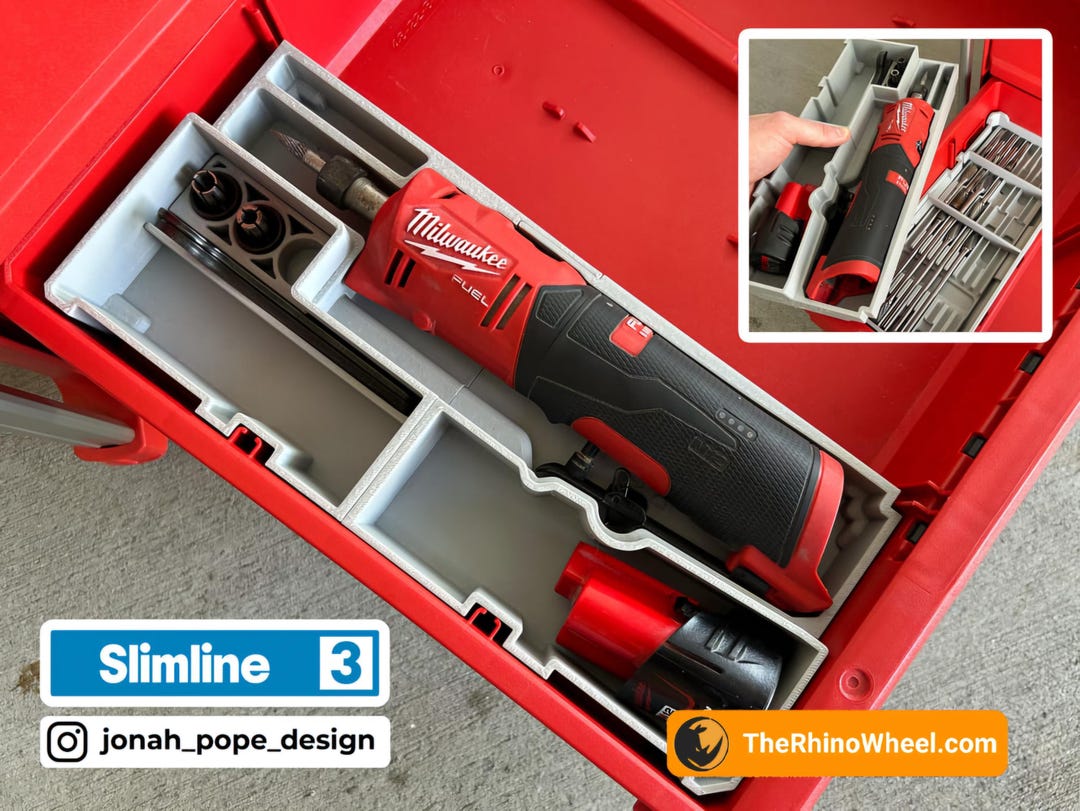 Milwaukee M12 Die Grinder, Tray / Insert - Therhinowheel - Jonah Pope ...
