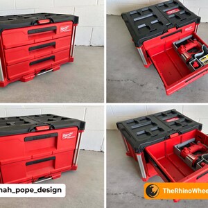 Milwaukee M12 23 Gauge Pin Nailer Drawer, Tray / Insert - Therhinowheel ...