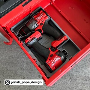 Milwaukee M18 Gen 4 Drill & Impact Drawer Tray Therhinowheel Jonah Pope ...