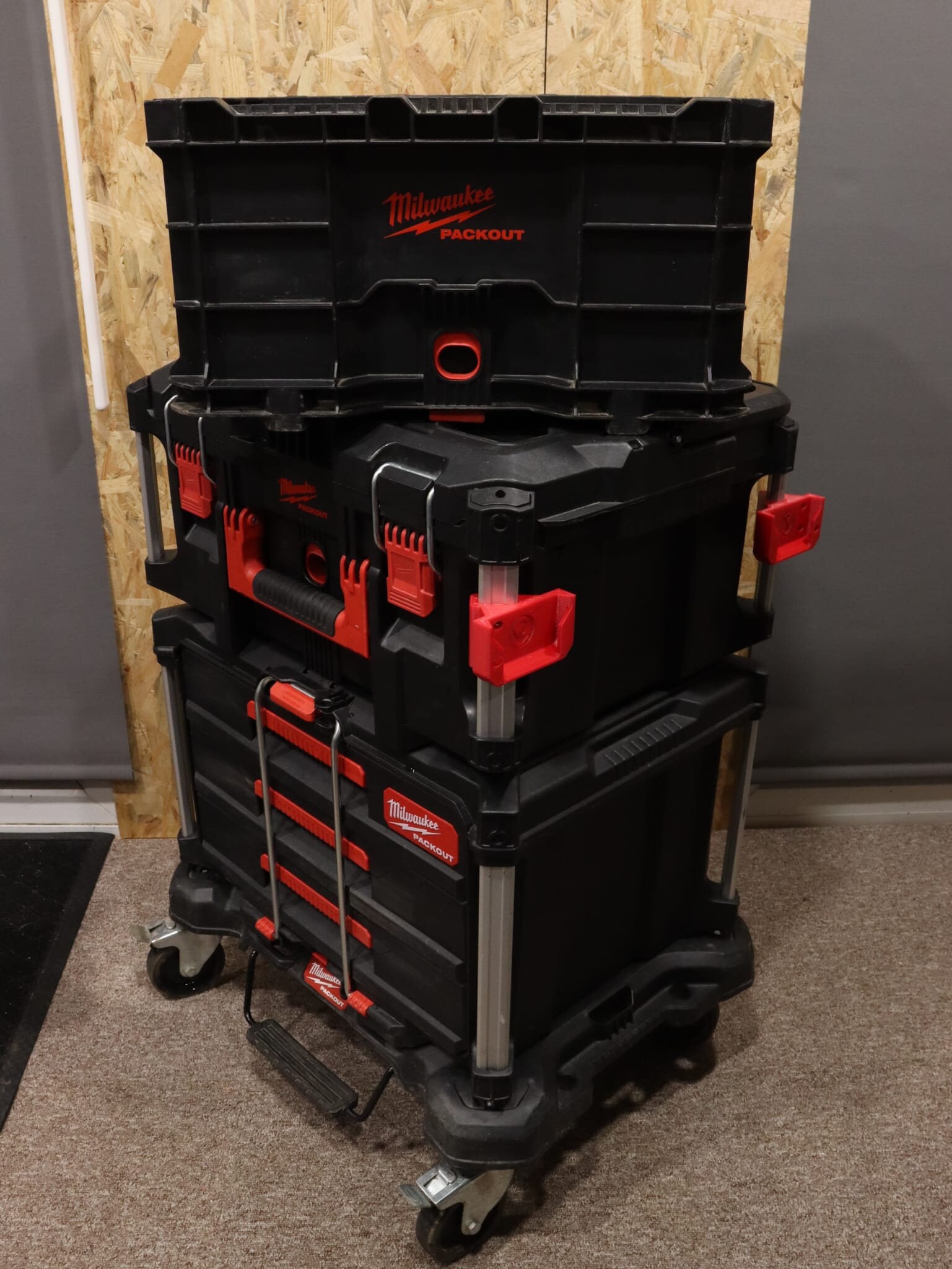 Side Mounts For Milwaukee PACKOUT -RS01- — TheRhinoWheel