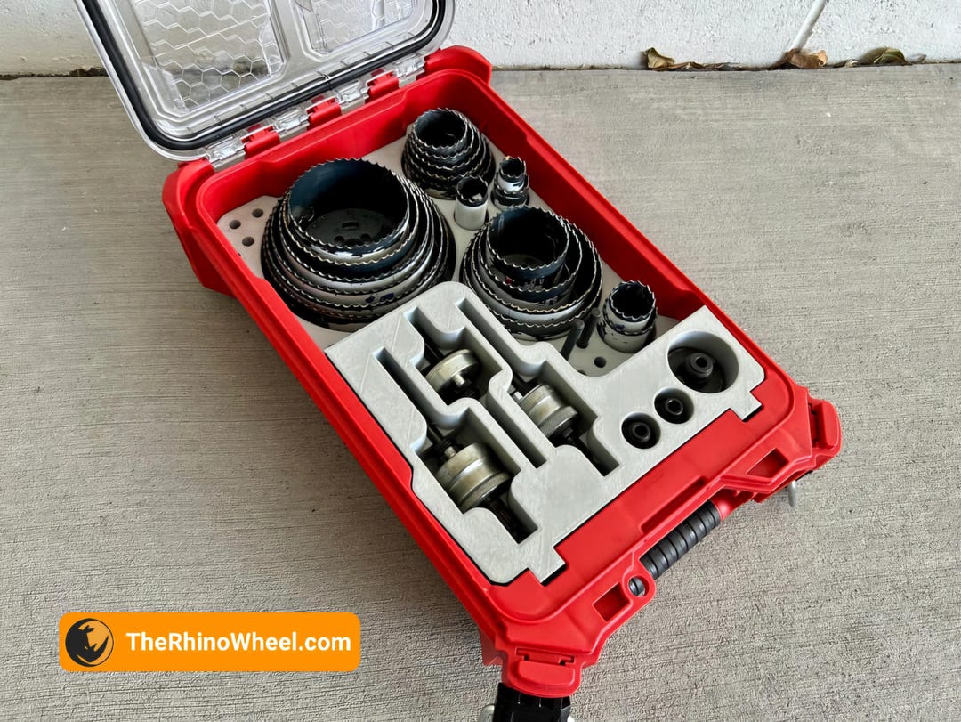 Milwaukee Hole Saw Set, Tray / Insert - Therhinowheel - Jonah Pope ...