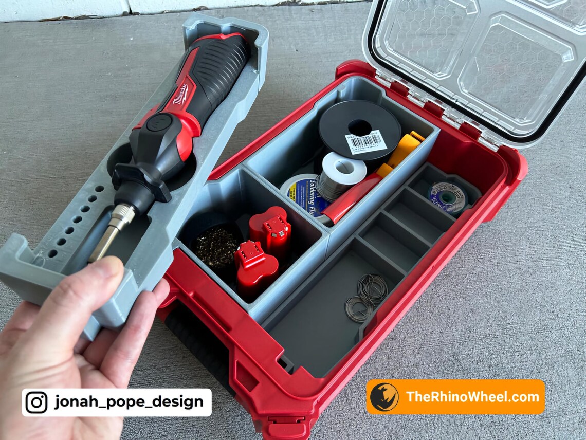 Milwaukee M12 Soldering Iron, Tray / Insert - Therhinowheel - Jonah ...
