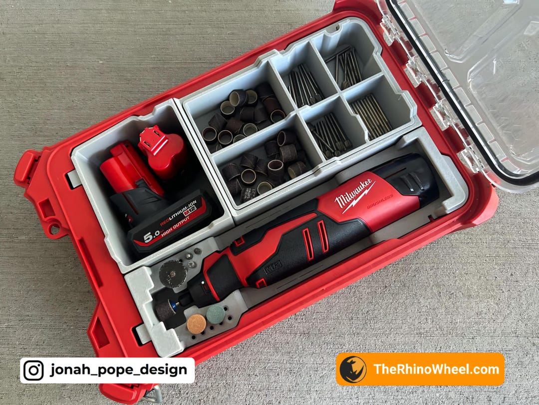 Milwaukee M12 Rotary Tool, Tray / Insert - Therhinowheel - Jonah Pope ...