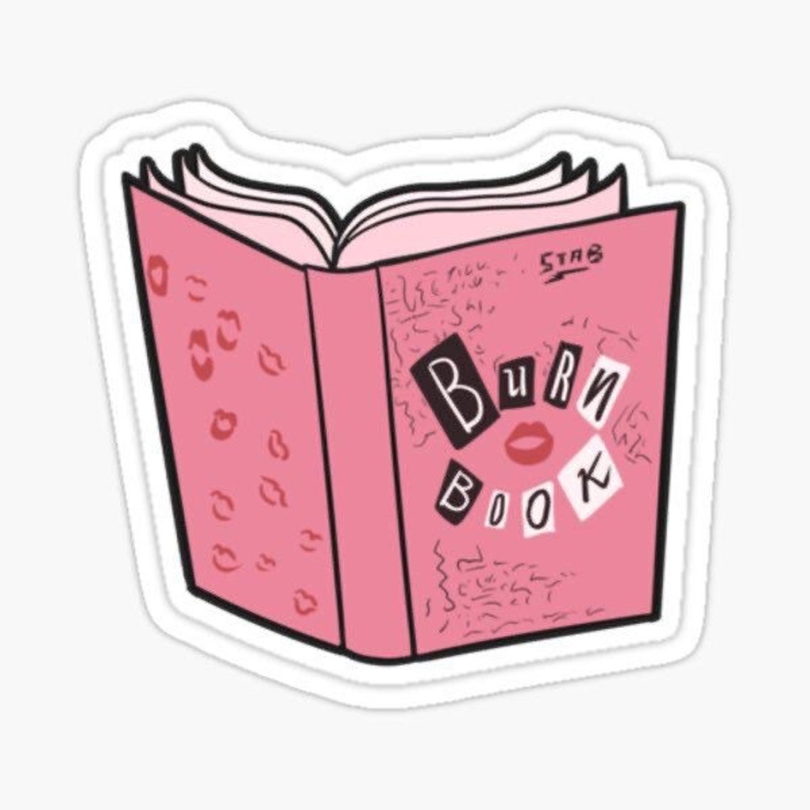 Mean girls Burn Book sticker | Etsy Mean girls Burn Book sticker | Etsy