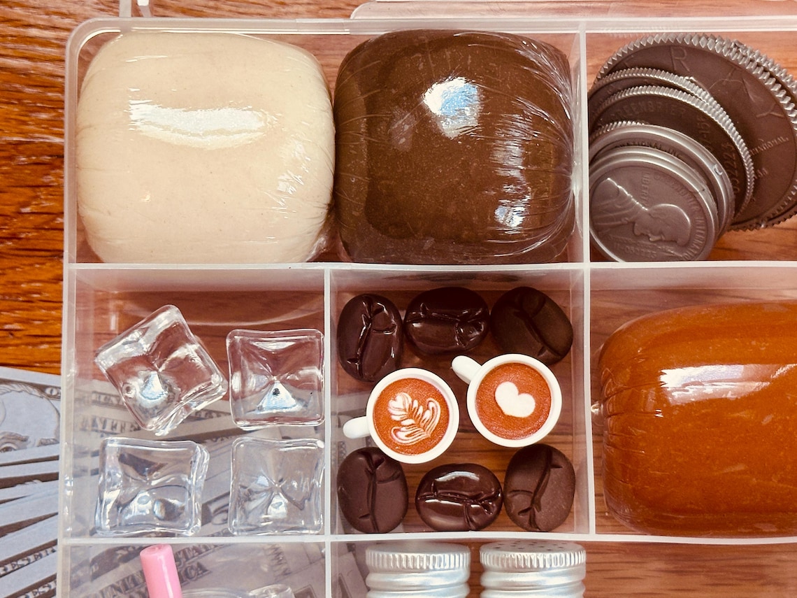 Coffee Shop Sensory Kit: Montessori Homemade Playdough Kit for Kids - Etsy