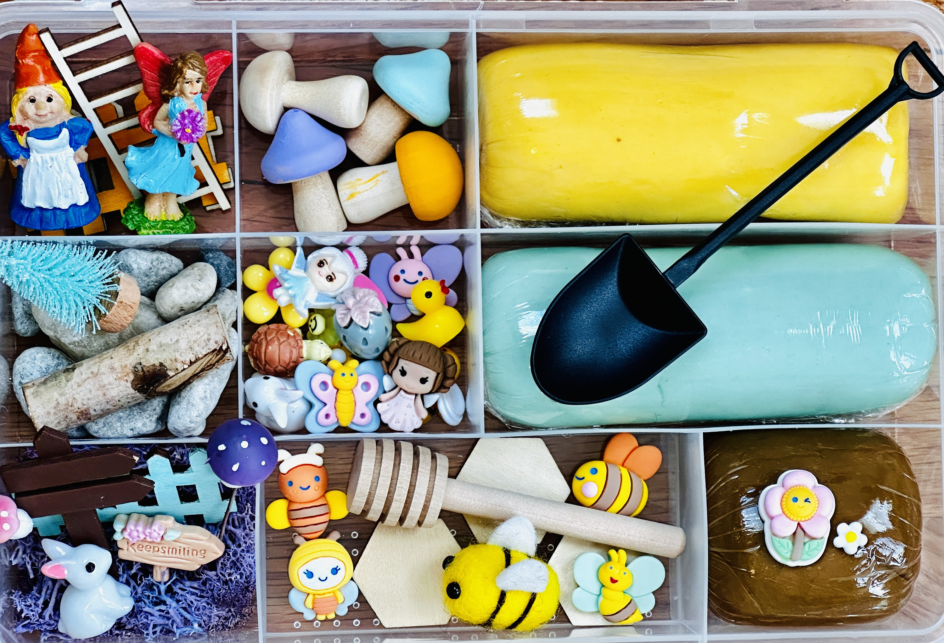 Fairy Garden Playdough Sensory Kit for Kids - Etsy