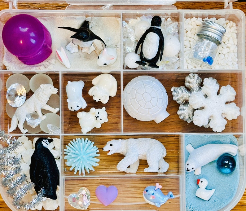Artic Winter Sensory Kit | Polar/penguin Sensory Kit, Kid's Busy Box ...