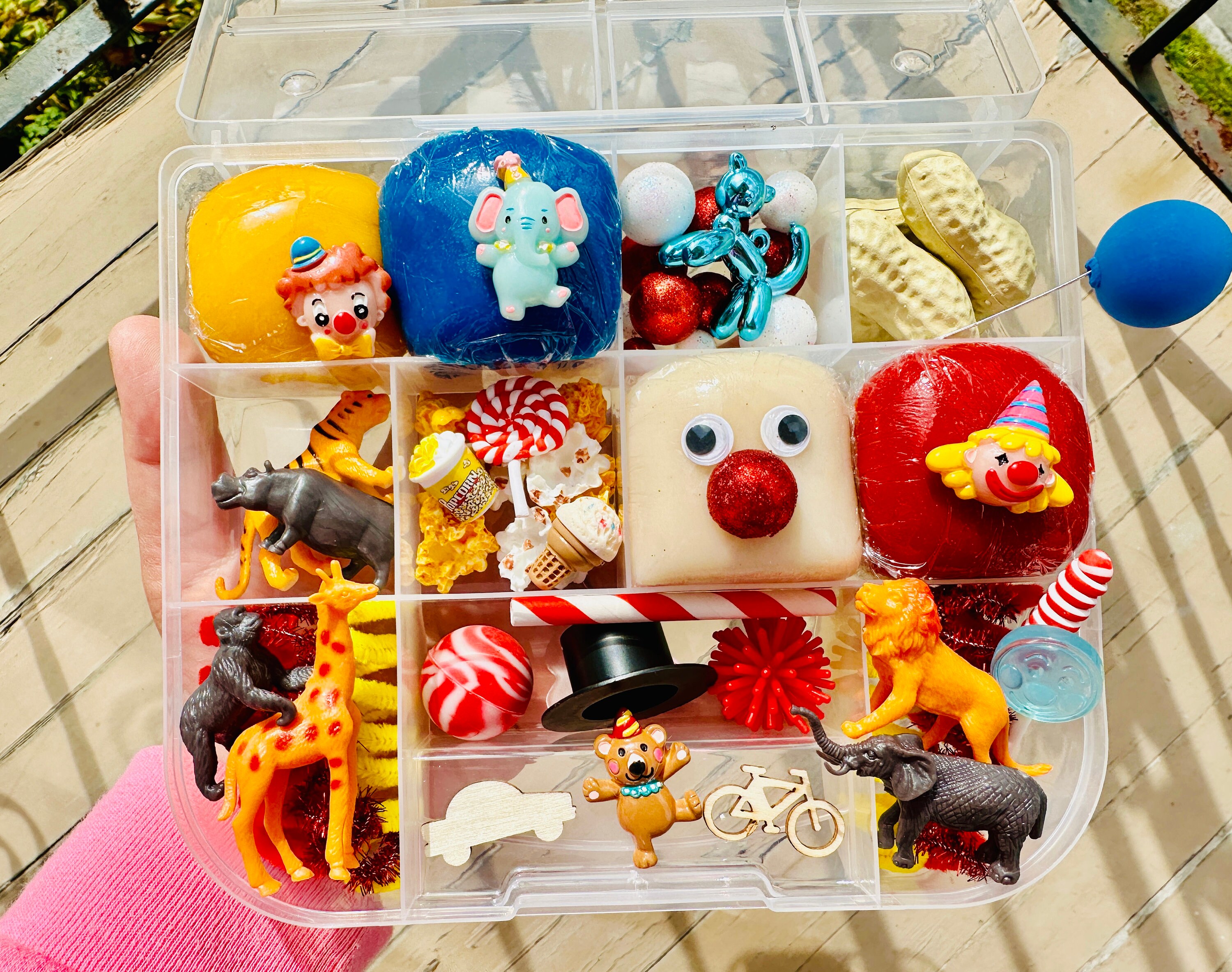 Circus Sensory Kit: Homemade Playdough Kit for Kids/toddlers - Etsy