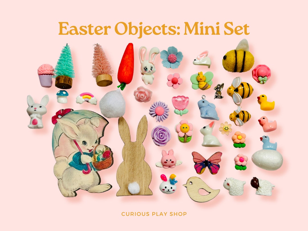 Spring Trinkets Loose Parts Sensory Kit | Speech Therapy Objects for ...
