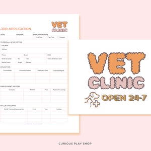 Printable Vet Clinic Kit for Kids | Children's Printable Activity ...