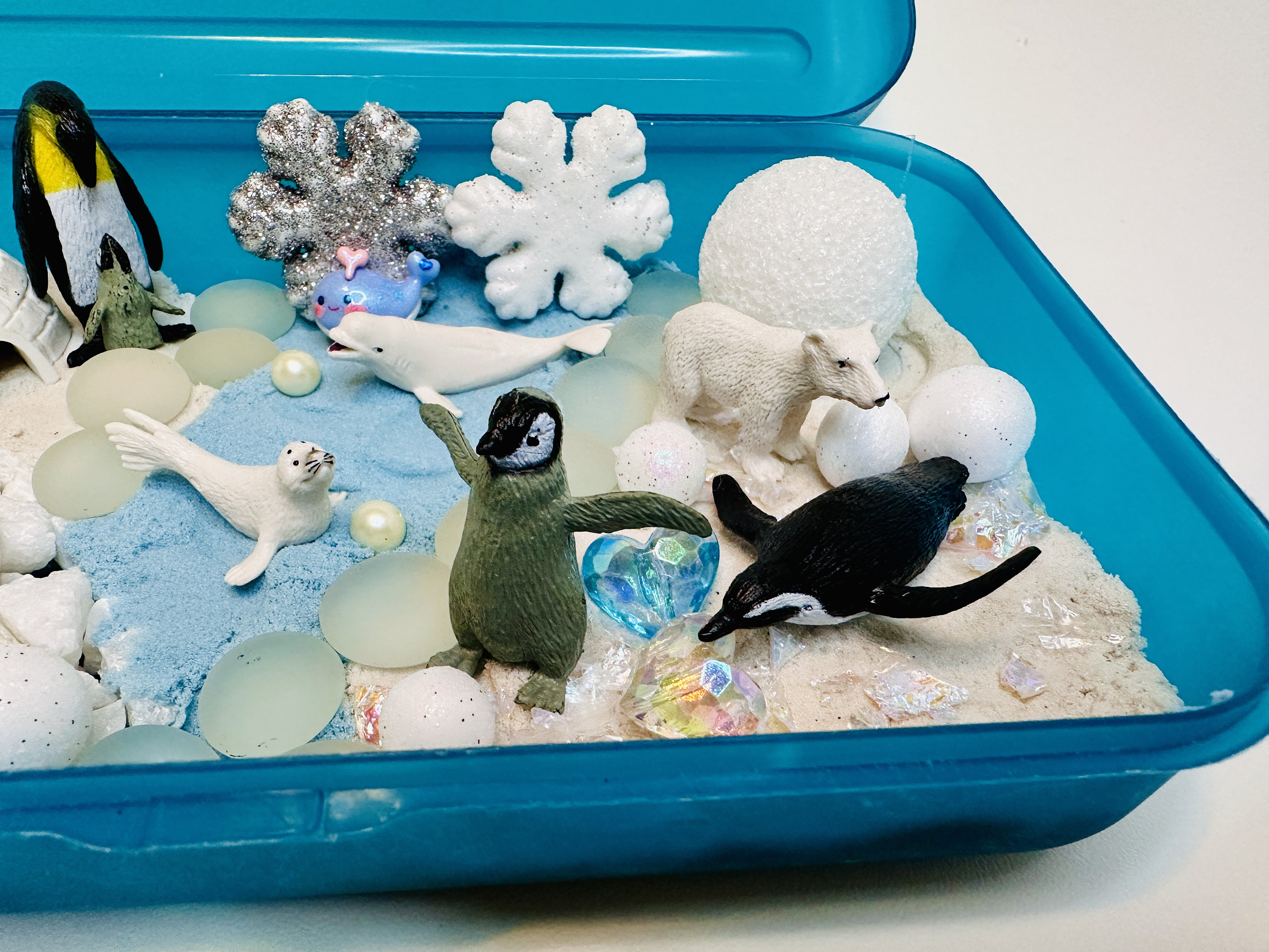 Artic Sensory Kit Winter Sensory Bin Kit, Gift for Toddlers, Kid's ...