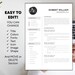 Simple Resume Template Word, Cv Template, Professional Resume, Creative ...