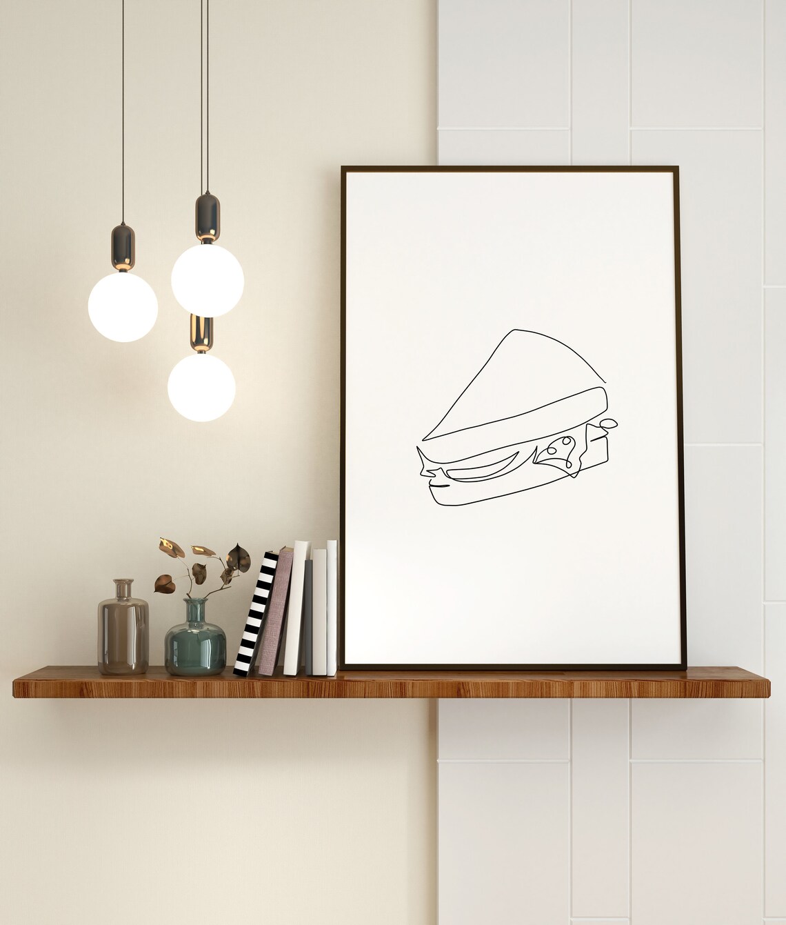 Sandwich Line Drawing Sandwich Line Art Food Line Art Food - Etsy