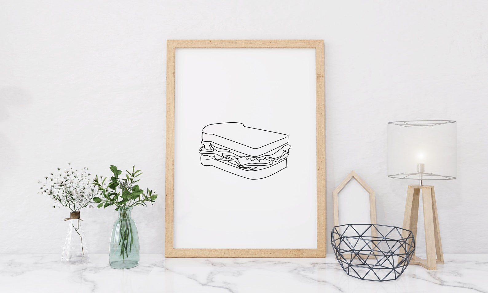 Toast Line Drawing Toast Line Art Food Line Art Food Line - Etsy