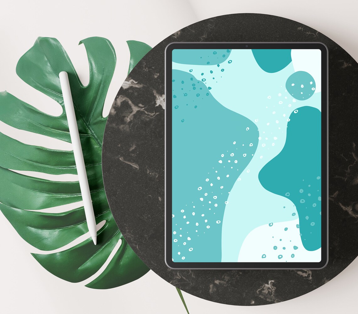 Blue Abstract Desktop Wallpaper Laptop Wallpaper Macbook | Etsy