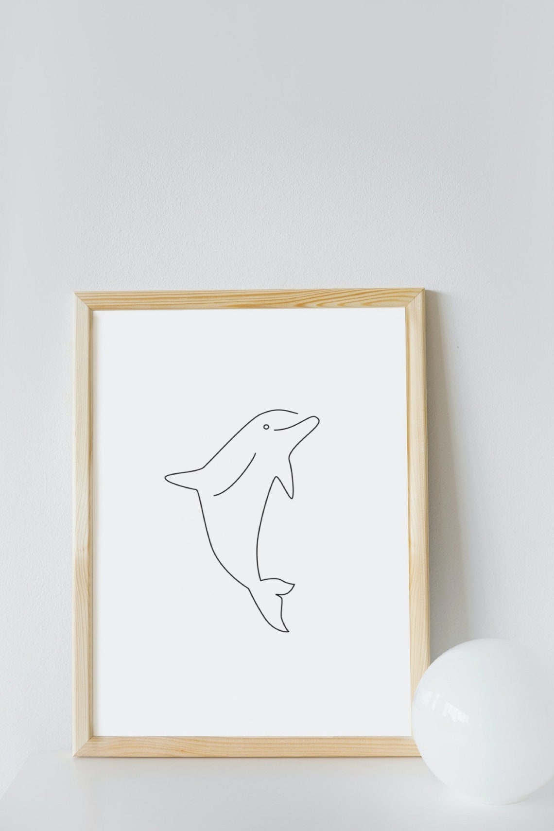 Dolphin Line Art Drawing, Dolphin Art, Sea Dolphin Art, Sea Animal ...