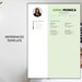 Green Resume Template Word, Cv Template, Professional Resume, Creative ...