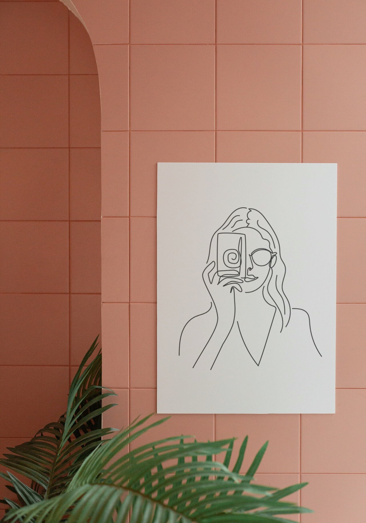 Woman Photographer Line Art Drawing, Photography Line Drawing, Camera ...