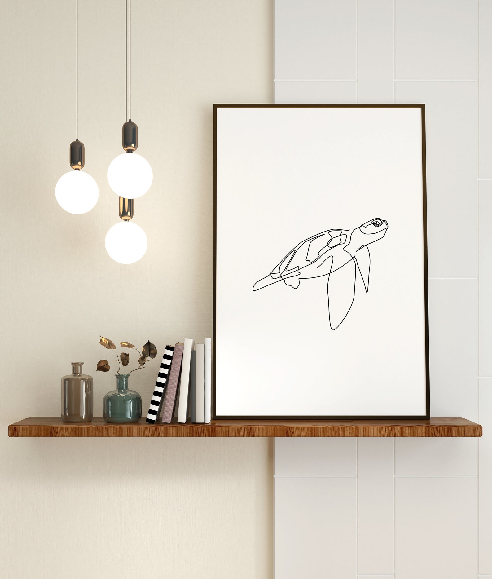 Turtle Line Art Turtle Art Sea Turtle Art Turtle Print - Etsy