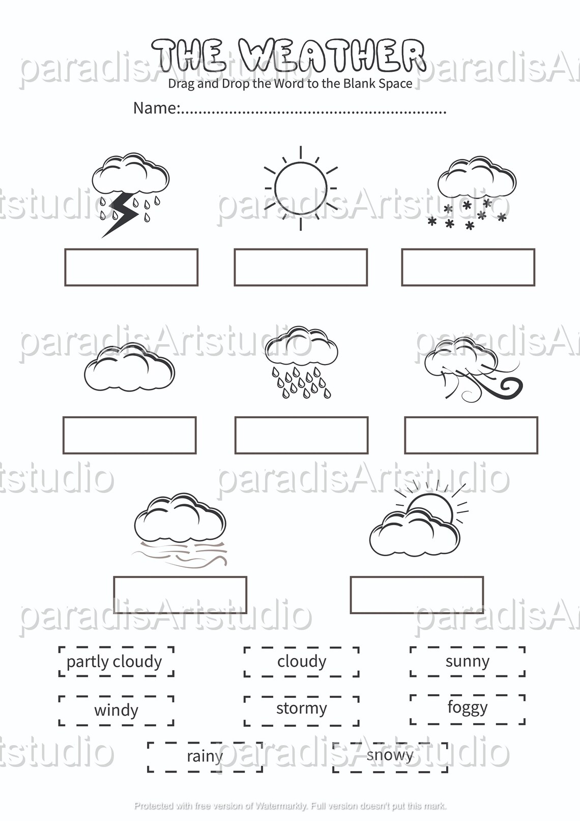 Weather Worksheets for Kids, Worksheet for Kids, Preschool Worksheets ...
