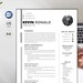 Gray Resume Template Word, Cv Template, Professional Resume, Creative ...