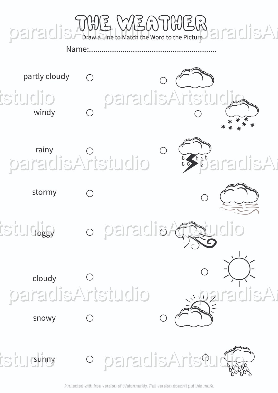 Weather Worksheets for Kids, Worksheet for Kids, Preschool Worksheets ...