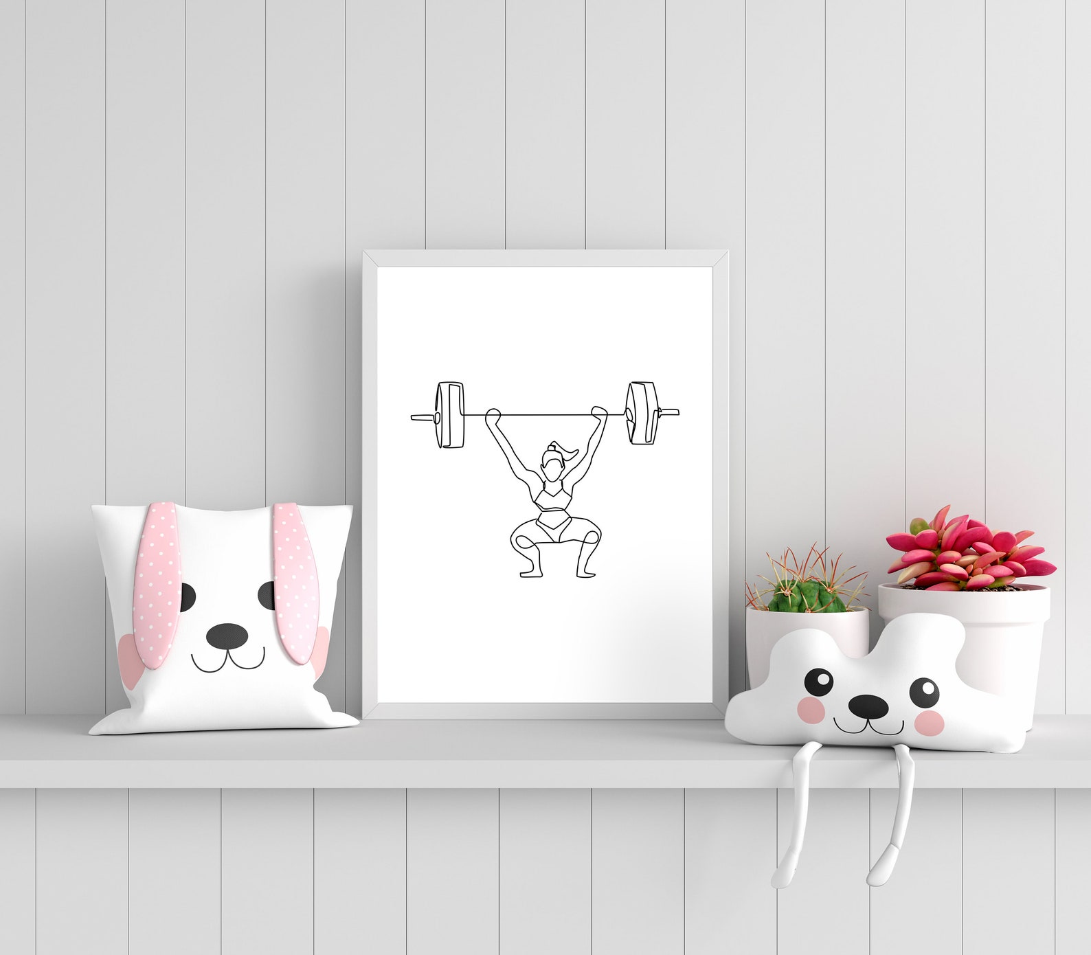 Weight Lifting Poster Gym Poster Gym Wall Art Gym Decor - Etsy