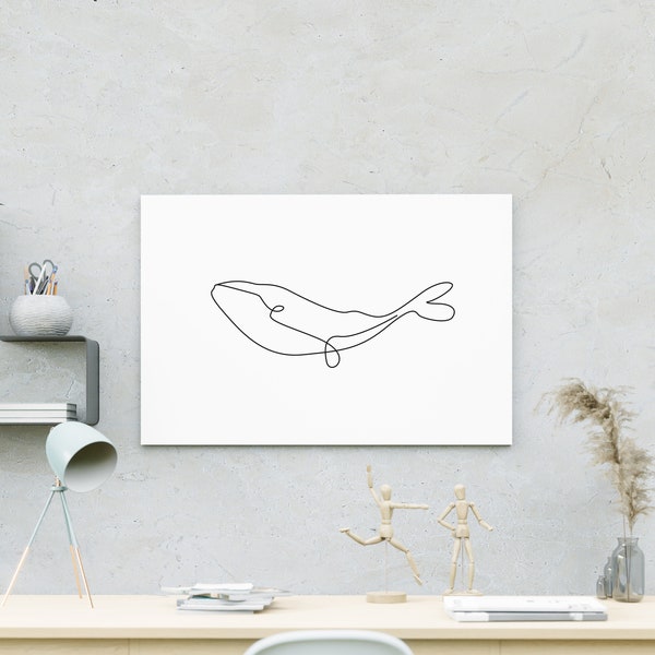 Whale Drawing - Etsy