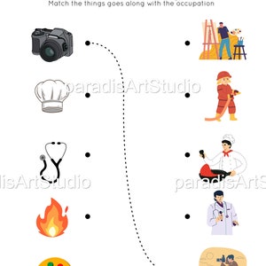 Job Worksheets for Kids, Job Worksheets, Worksheets for Kids, Printable ...