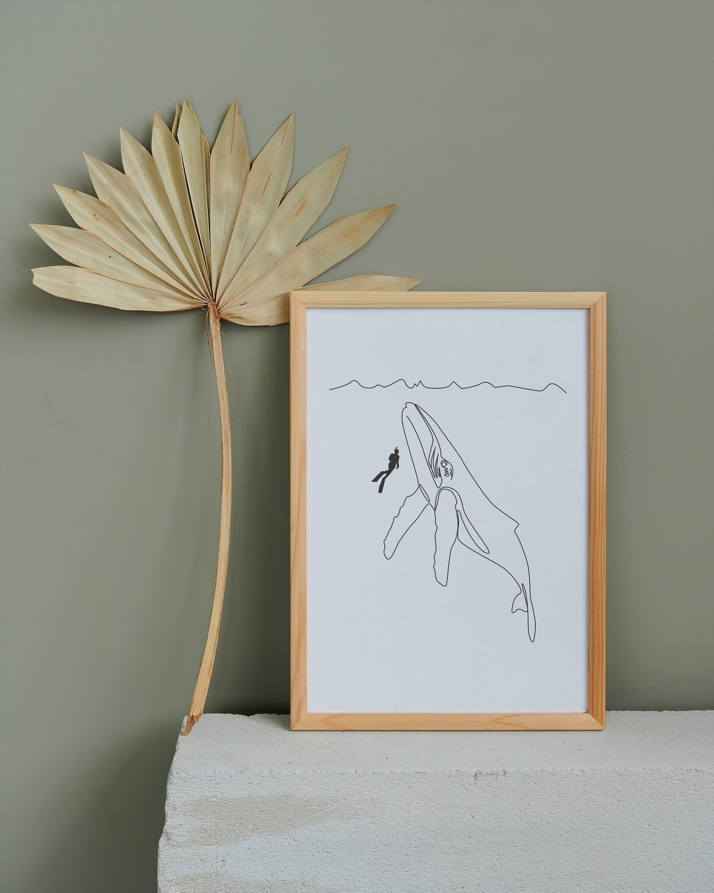 Whale Line Art, Whale Wall Art, Whale Wall Decor, Minimalist Whale Home ...