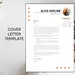 Orange Resume Template Word, Cv Template, Professional Resume, Creative ...