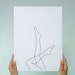 Feet Line Art Feet Poster Feet Pictures Feet Drawing - Etsy