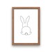 Rabbit Line Art Printable, Rabbit Simple Line, Rabbit Line Art, Rabbit ...