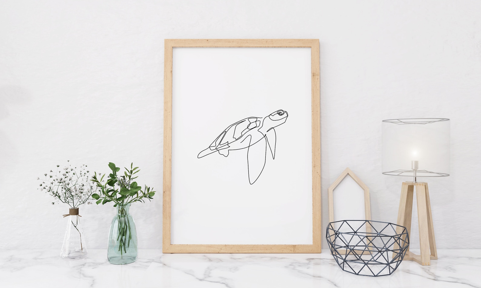 Turtle Line Art Turtle Art Sea Turtle Art Turtle Print - Etsy