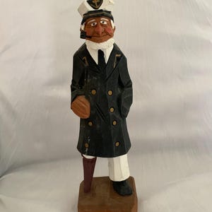 Sailor/wooden Legged Sailor/maritime Decor/nautical/pirate and Ships ...