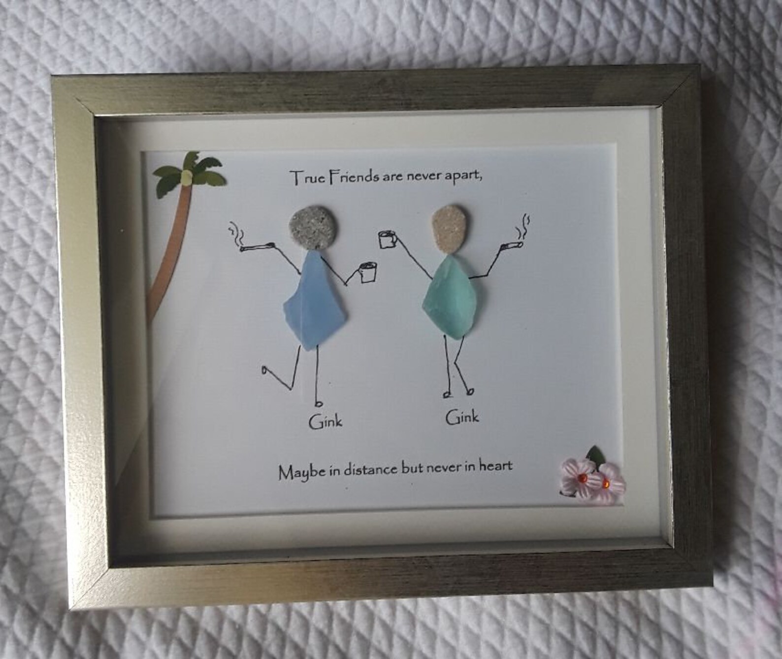 Personalized Friendship Sea Glass/couple Gift/sweetheart/mr & - Etsy