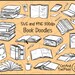 Books Doodles - Book Doodles Clipart, Literature Clipart, Hand Drawn ...