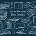 Books Doodles - Book Doodles Clipart, Literature Clipart, Hand Drawn ...