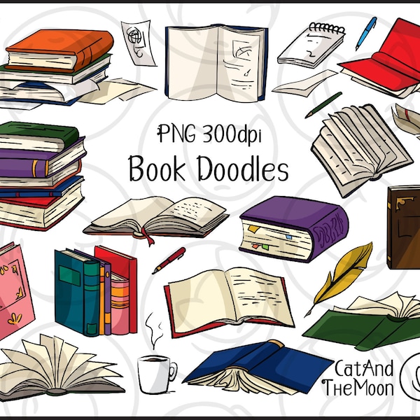Literature Clip Art - Etsy