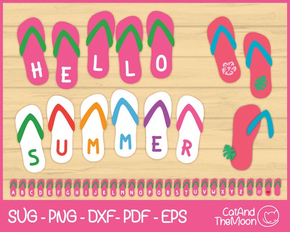 Flip Flop Svg Flip Flop Cut File Flip Flop Layered Flip - Etsy