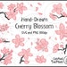 Cherry Blossom Png, Cherry Blossom Svg, Sakura Flowers Png, Sakura ...