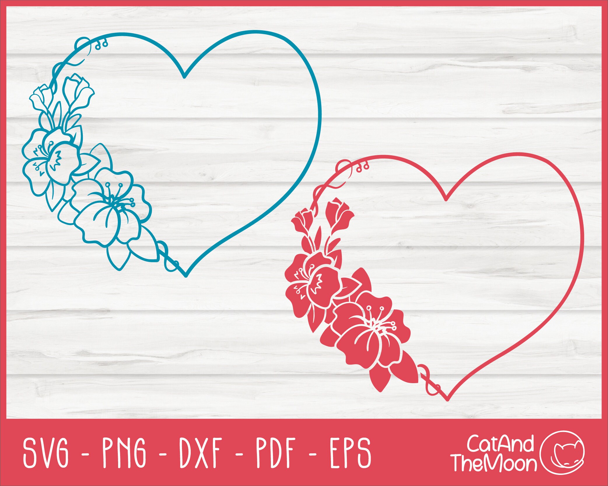 Heart Frame Svg Heartframe Svg Vine Heart Svg Svg Heart - Etsy