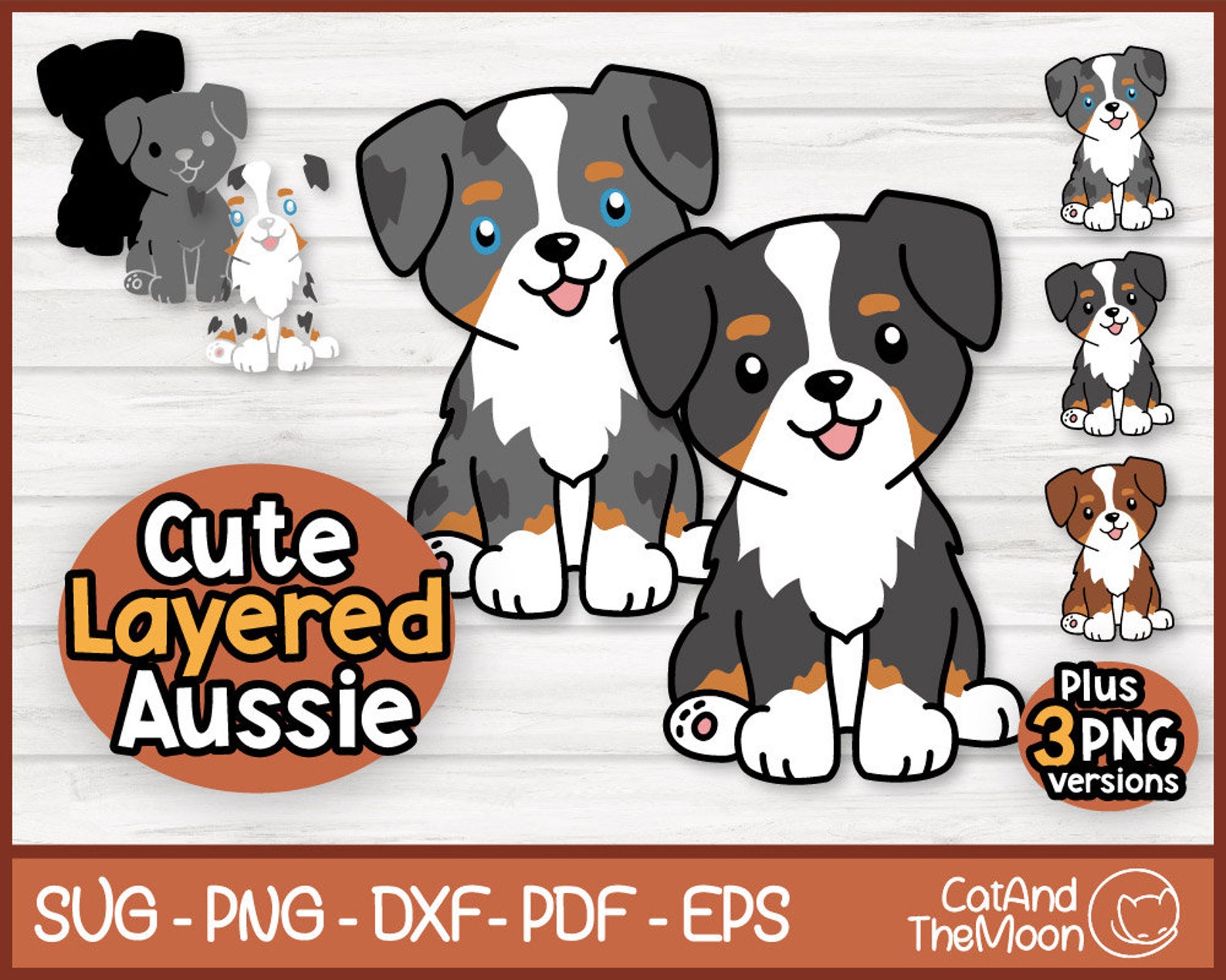 Aussie Svg Puppy Svg, Australian Dog Svg, Dog Svg, Aussie Clipart ...