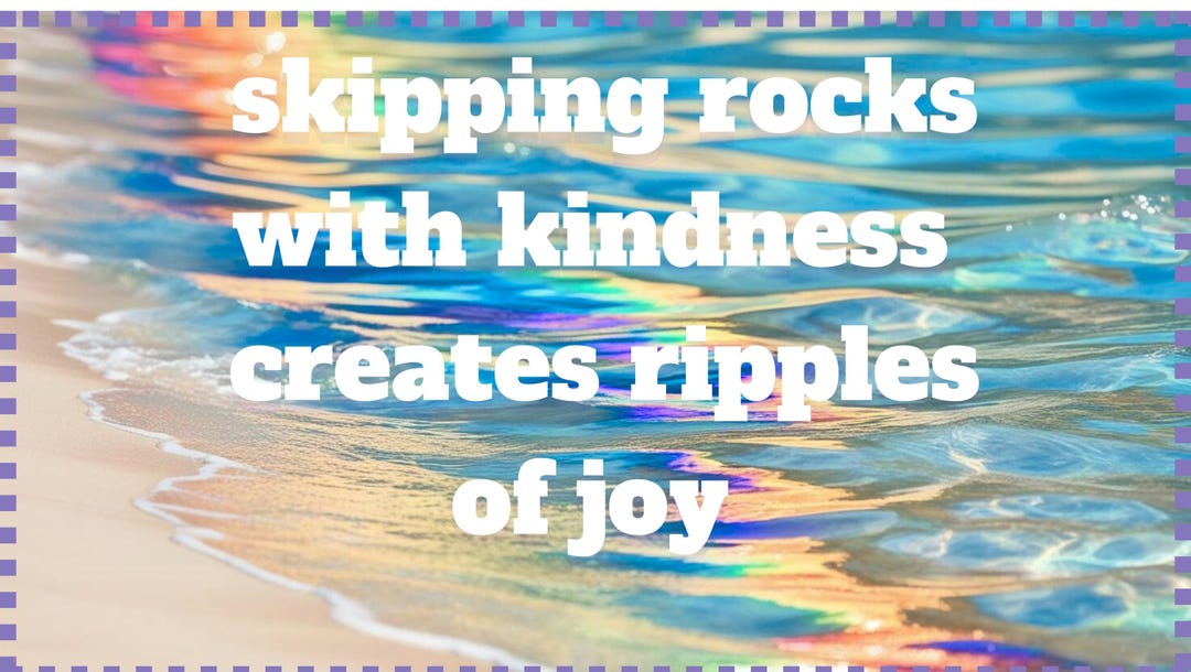 Kindness Ripple Effect Window Cling Decal - Etsy