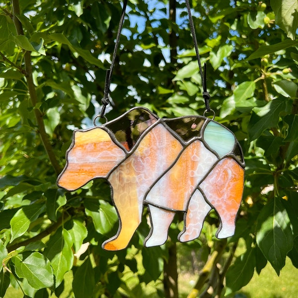 Bear Stained Glass - Etsy